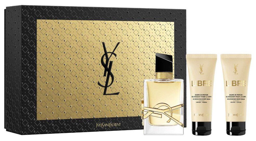 Coffret Libre Noël 2022 : Eau de parfum 50 ml + Lait corps x2 Yves Saint Laurent pas cher